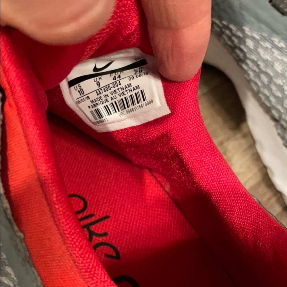 Nike Red & Grey Sneakers - Gem